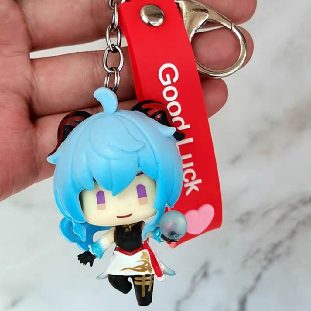 Genshin Impact Klee Dodoco Jumpy Dumpty Bomb Keychain Bouncing Bomb ...
