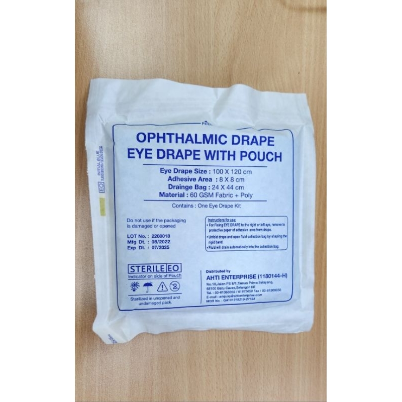 Eye drape 120 x 150 cm sterile for cataract surgery | Shopee Malaysia
