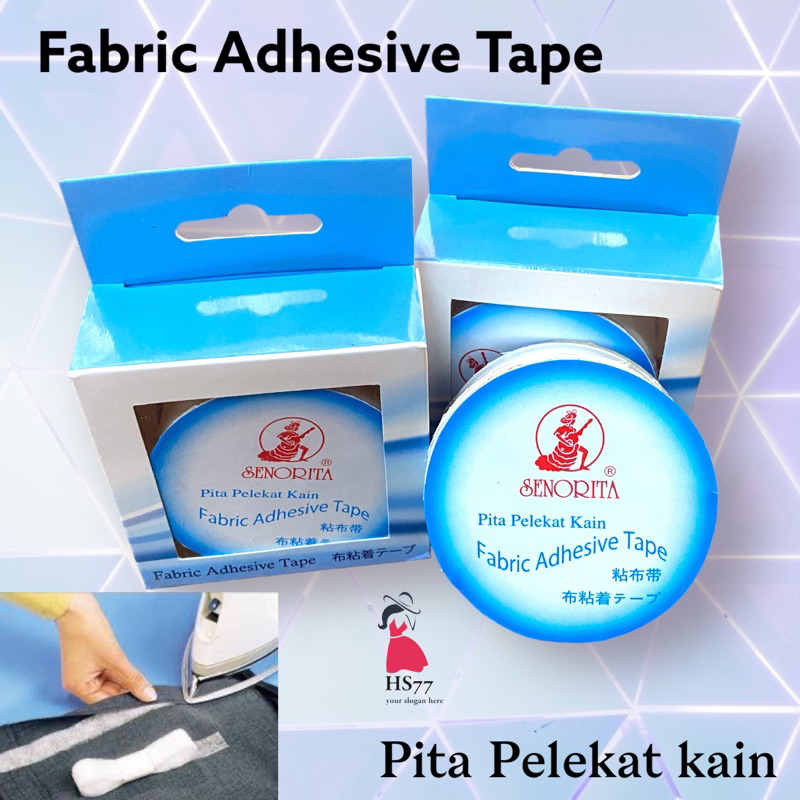 Lencana Sekolah -Pita Pelekat Kain FABRIC ADHESIVE TAPE-DOUBLE SIDED ...