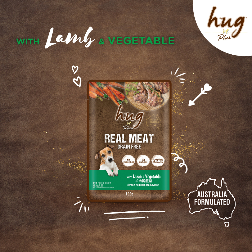 Hug Plus Dog Wet Food Pouch 100g (New Packaging) | Shopee Malaysia