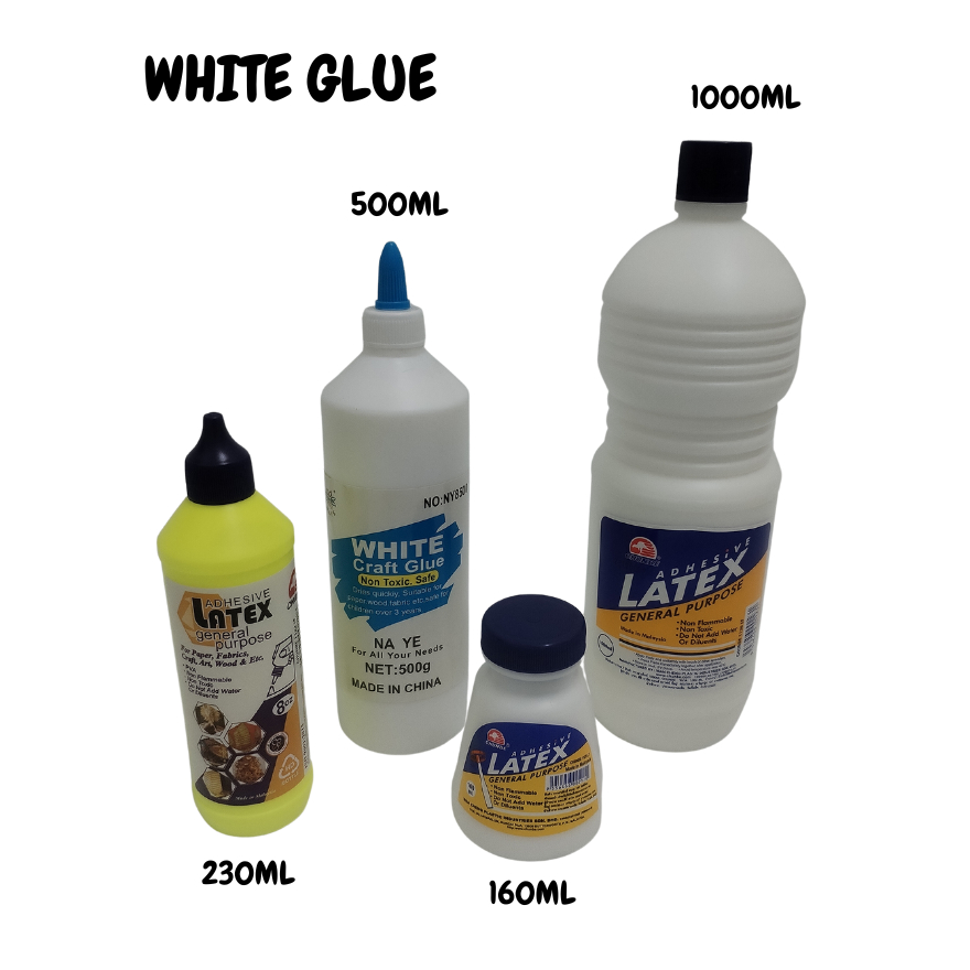 White Craft Latex Glue/Gam Getah / Gubahan Bunga / Moss /Accessori ...
