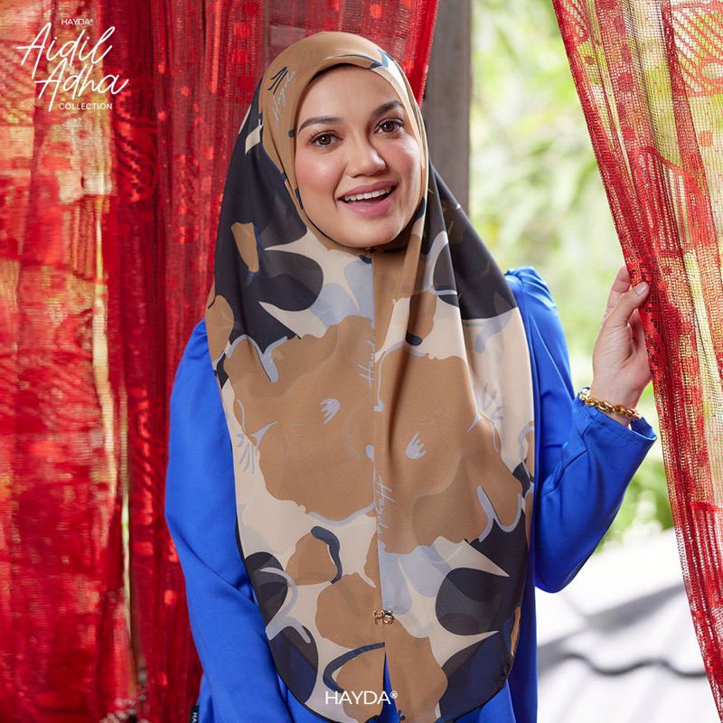 {NEW ARRIVAL} READY STOCK SAUK PRINTED HAYDA SCARF BIDANG 45 RAYA ...