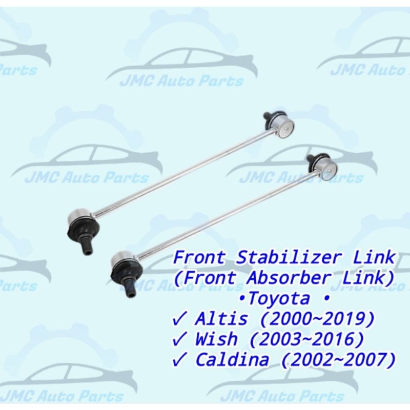 TOYOTA ALTIS WISH CALDINA FRONT STABILIZER LINK / FRONT ABSORBER LINK ...