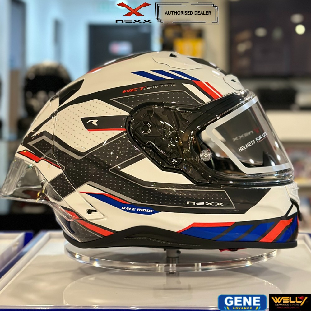 NEXX X R3R Precision Blue Red Helmet 100% Original from Authorized ...