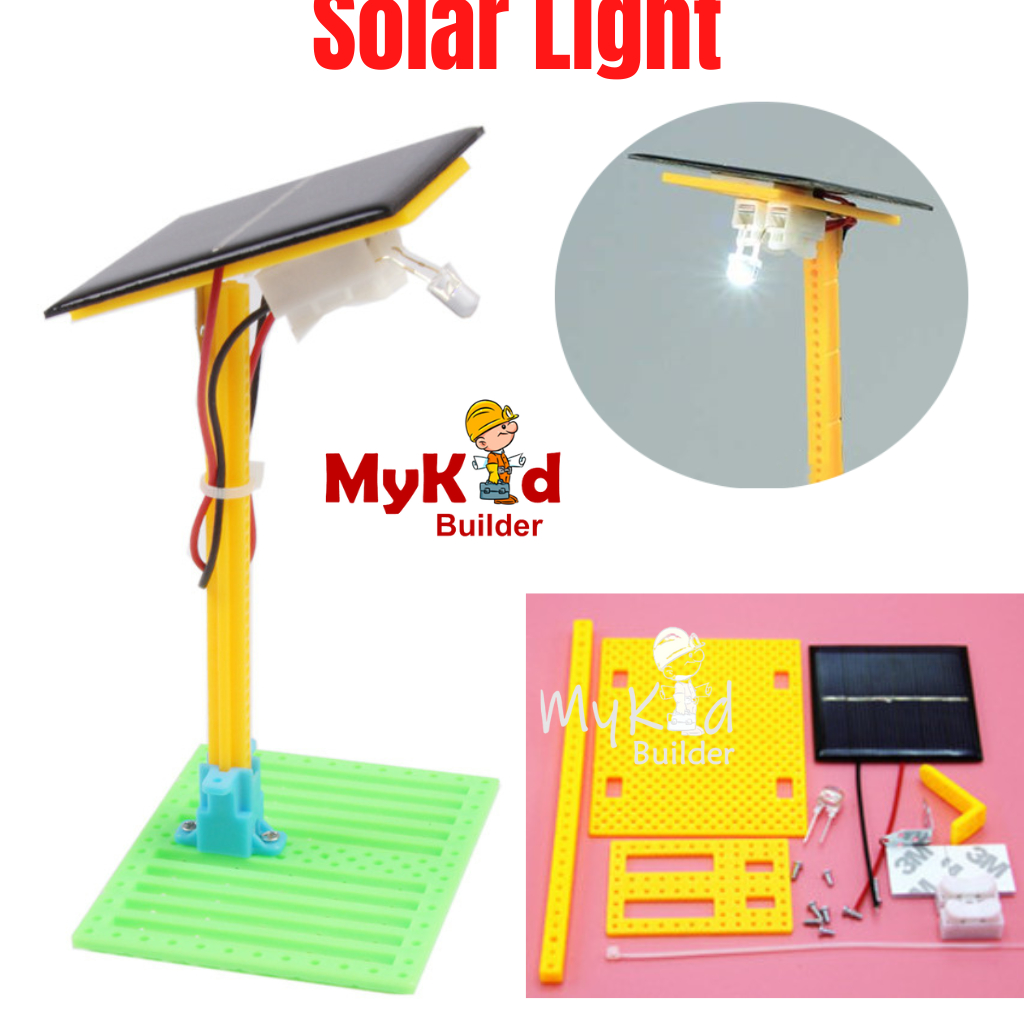MyKid Solar Lamp Powered Physic Electric Lighting Circui Experiment ...