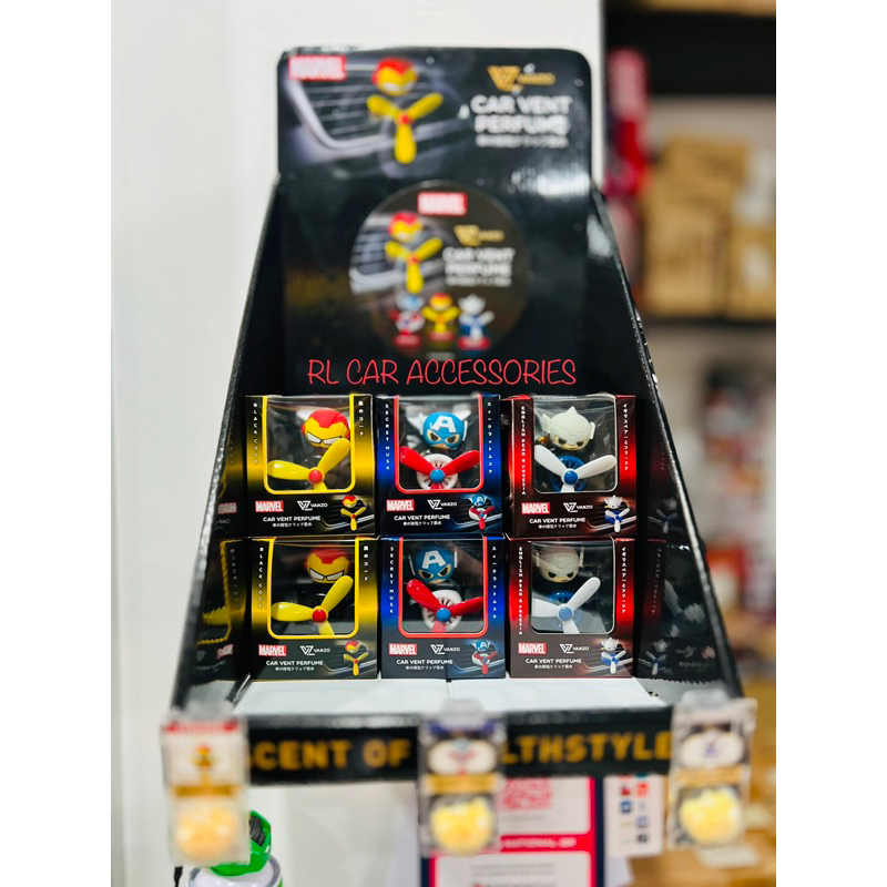 ORIGINAL 原装正版 Vanzo air perfume Marvel series car REFRESHER minyak ...