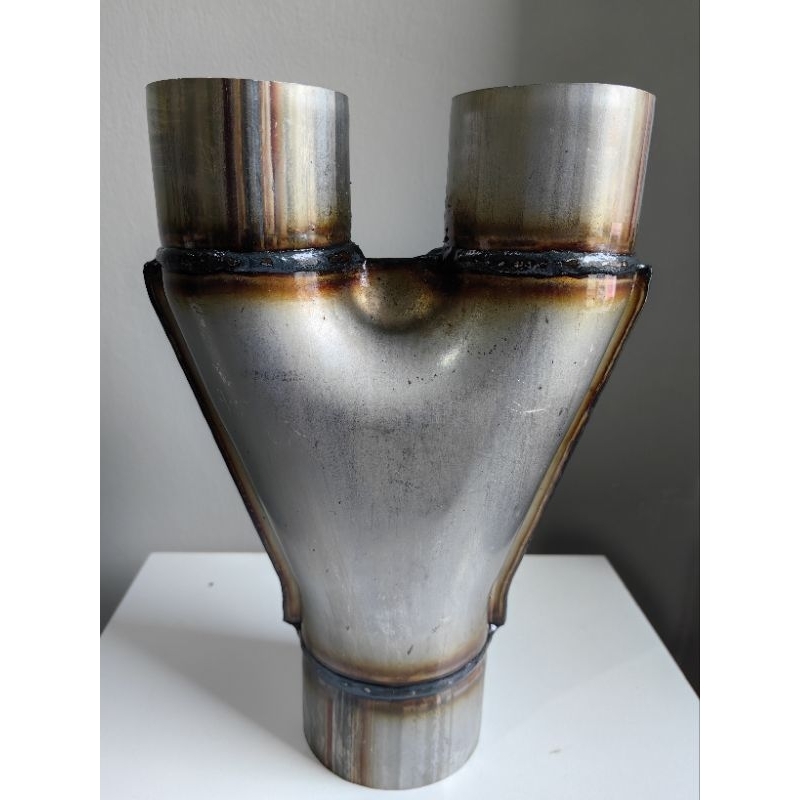 Universal Custom Car Exhaust Y-Pipe Stainless Steel Ekzos Y Pipe ...