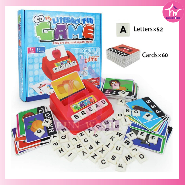 Matching Letter Game, Alphabet Reading & Spelling, Words & Objects ...