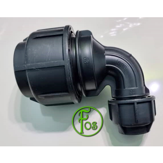 Poly Pipe Fitting Reducing Tee / Bend / Elbow 63mm X 32mm (SBB ...
