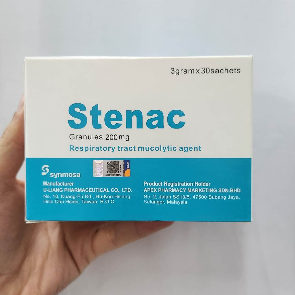 STENAC GRANULES 200MG (1BOX x 30SACHET) | Shopee Malaysia