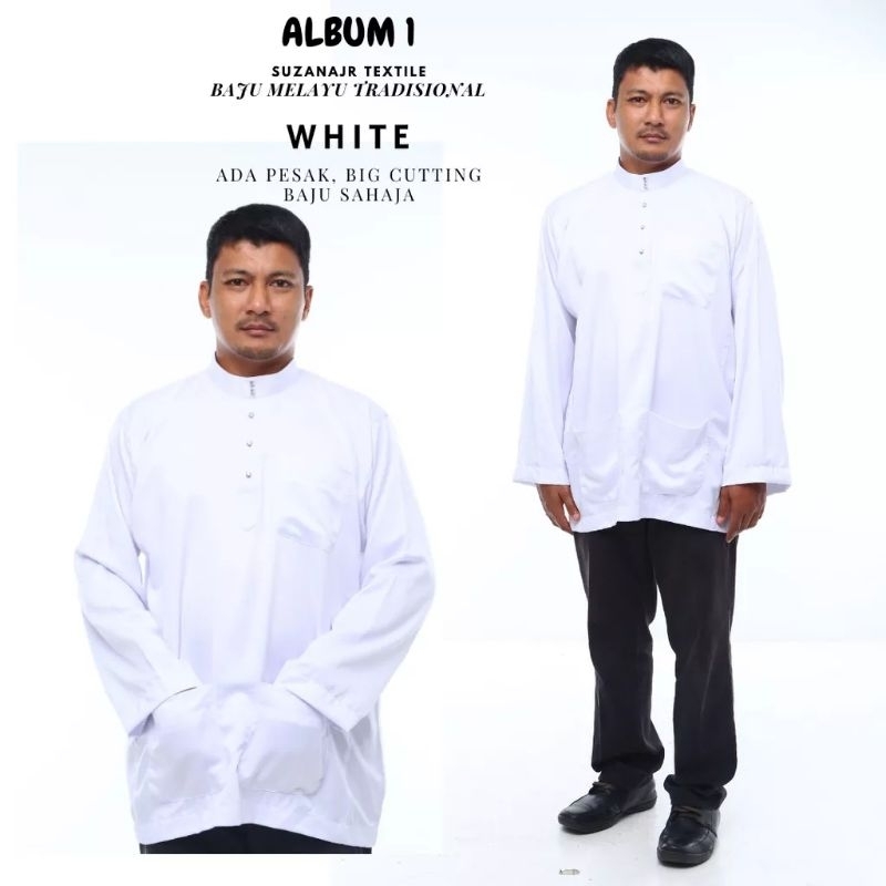 BAJU MELAYU TRADISIONAL CEKAK MUSANG (BAJU SAHAJA) | Shopee Malaysia