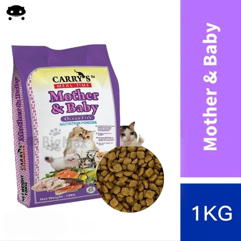 Carry's Mother and Baby Cat Food/Makanan Kucing - Ocean Fish [Small ...