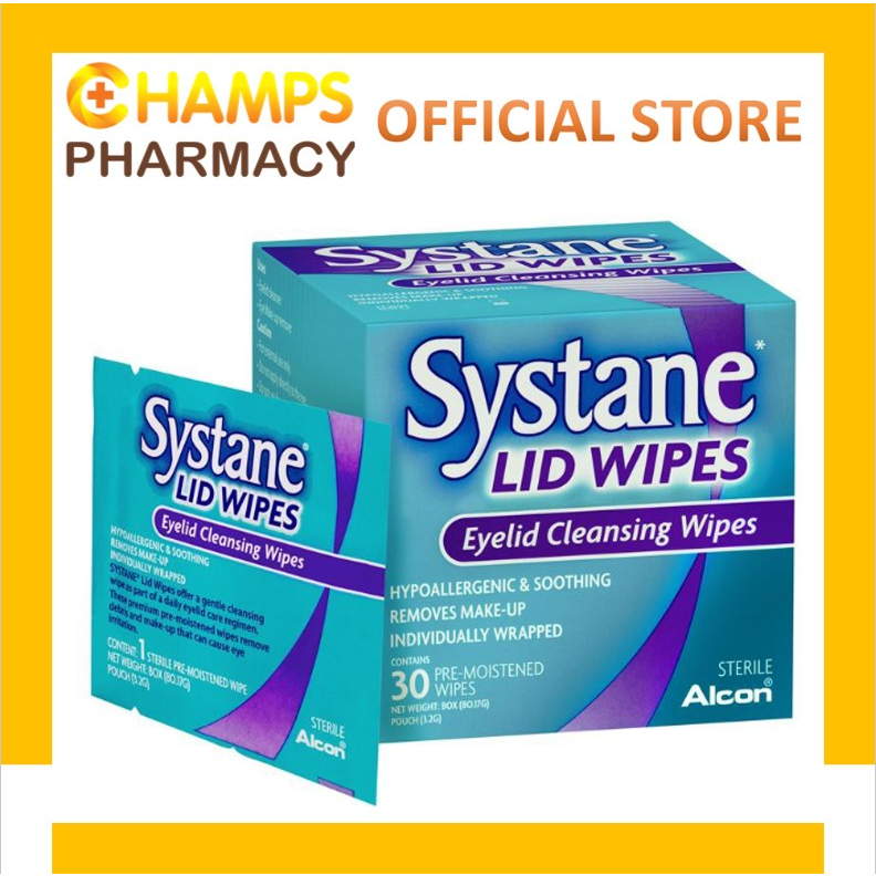 SYSTANE LID WIPES EYELID CLEANSING WIPES (30'S) | Shopee Malaysia