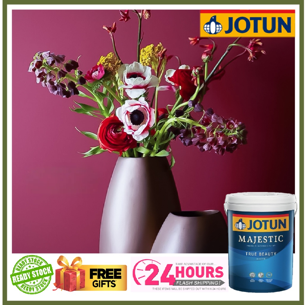 JOTUN 15L 3185 ELDERBERRY CRUSH Majestic True Beauty Sheen /Cat Dalam ...