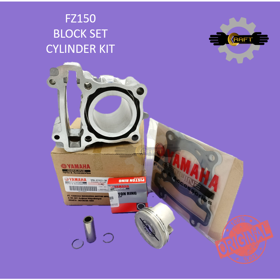 YAMAHA FZ150 BLOCK SET / CYLINDER KIT SET (3C1-ECYL1-10) / (1PA) 100% ...