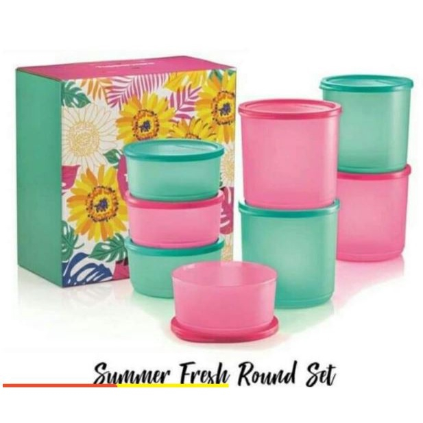 Tupperware Summer Fresh Round 1.1 litre and 530ml | Shopee Malaysia