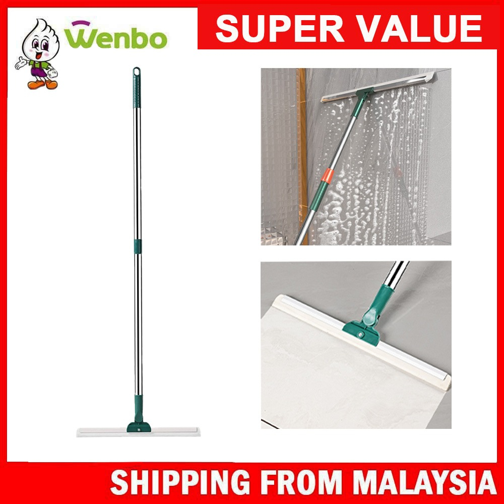 Wenbo Large Magic Broom Scraper Silicone Floor Scraper Retractable ...