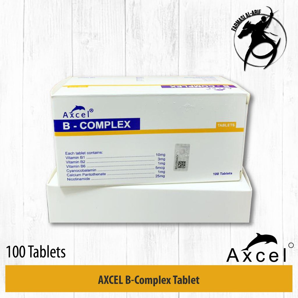AXCEL VIT B COMPLEX TAB 10S/STRIP | Shopee Malaysia