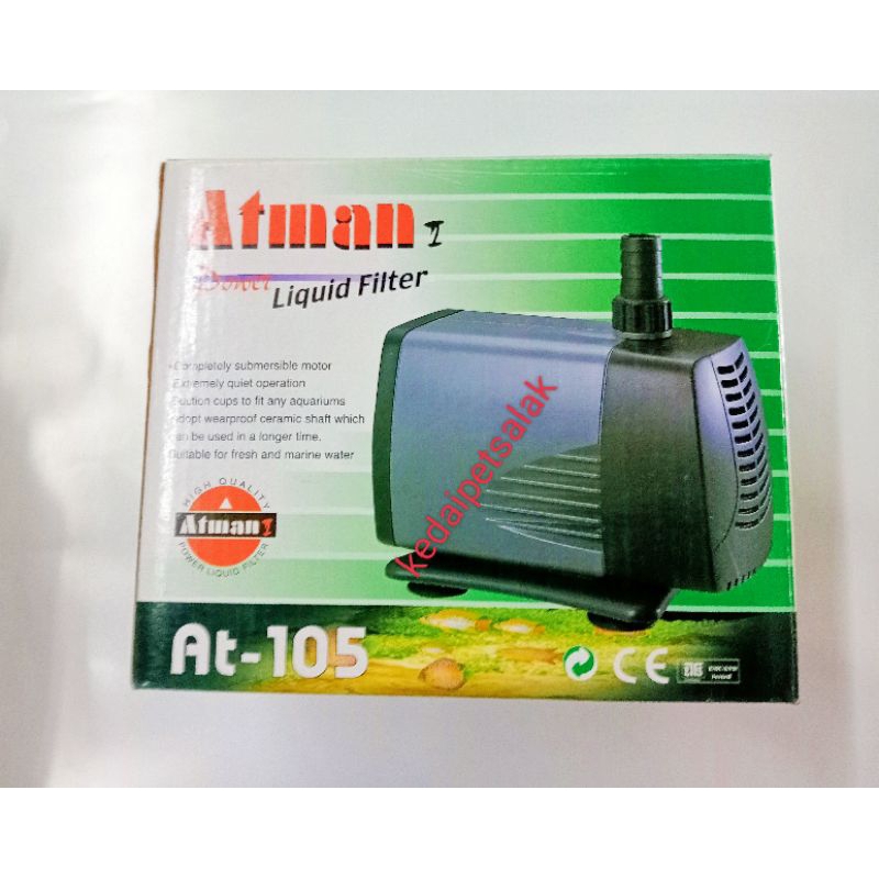 Water Pump ATMAN 105 - SUBMERSIBLE PUMP (3000 L/H) | Shopee Malaysia