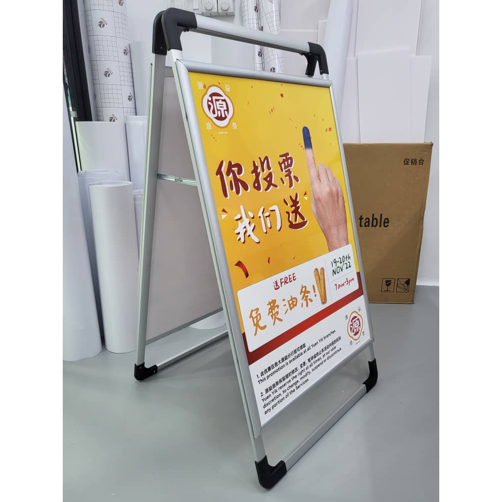Menu Board Standee | A Board Stand | A Board Poster Frame | Single Side ...