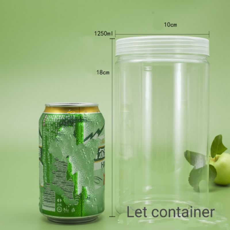 FLOWSY Balang Plastik Crystal Botol Cocojar Biskut Celup | Shopee Malaysia