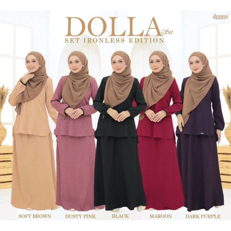 💥NEW RELEASE💥 Set Edition | Set Dolla | Ironless Set | Shopee Malaysia