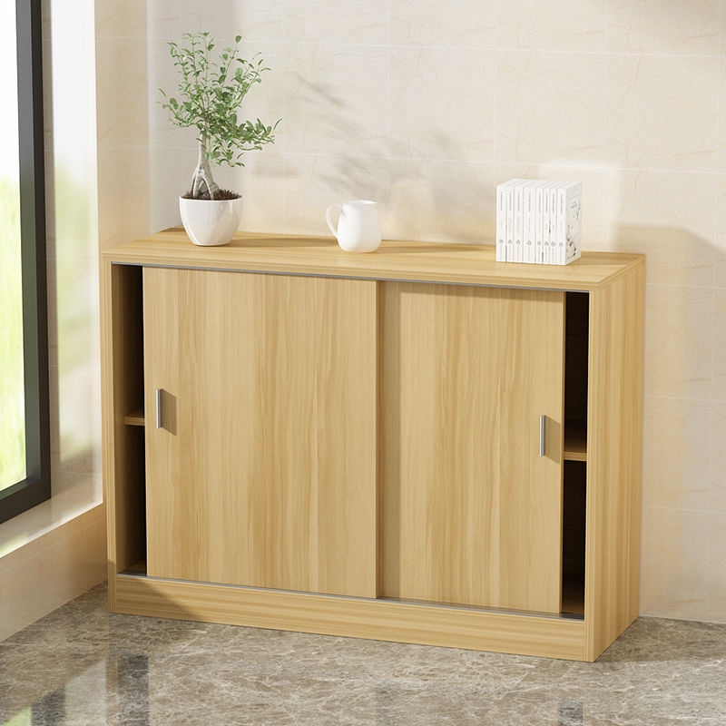 1/2/3 Layers Sliding door storage cabinet balcony window cabinet low ...