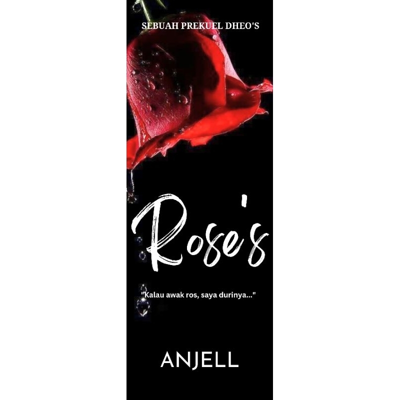 BOOKMARK NOVEL ROSE'S BY ANJELL | Shopee Malaysia