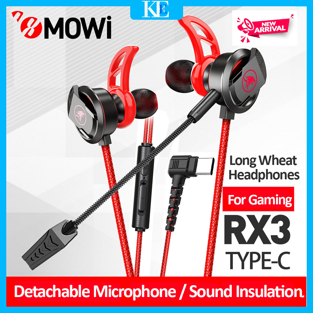 RX3 PRO XMOWI Gaming Earphone Extended Mic | Shopee Malaysia