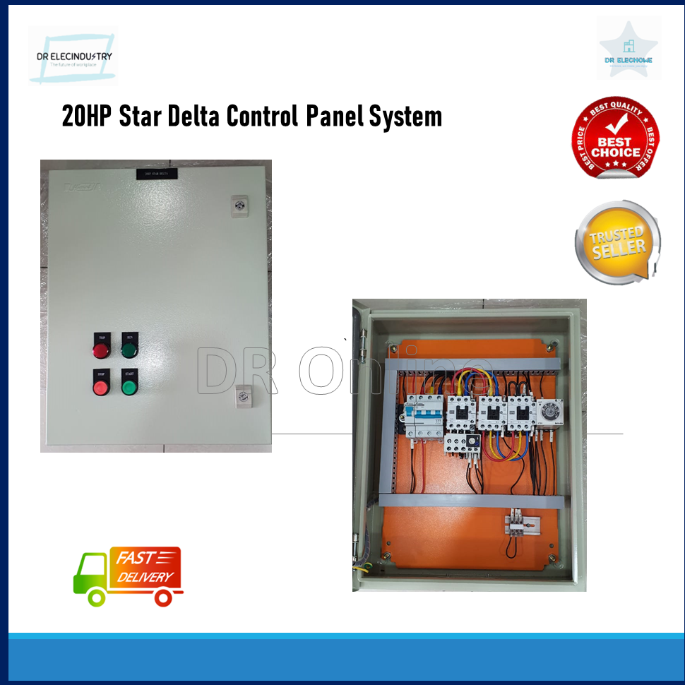 20HP Star Delta Control Panel System ,Brand LS /SHIHLIN | Shopee Malaysia