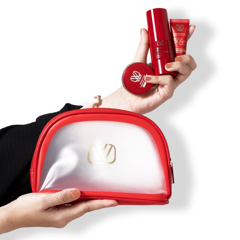 WAWA COSMETICS ORIGINAL TRAVEL SET BASIC SKINCARE SKIN CARE PENJAGAAN ...