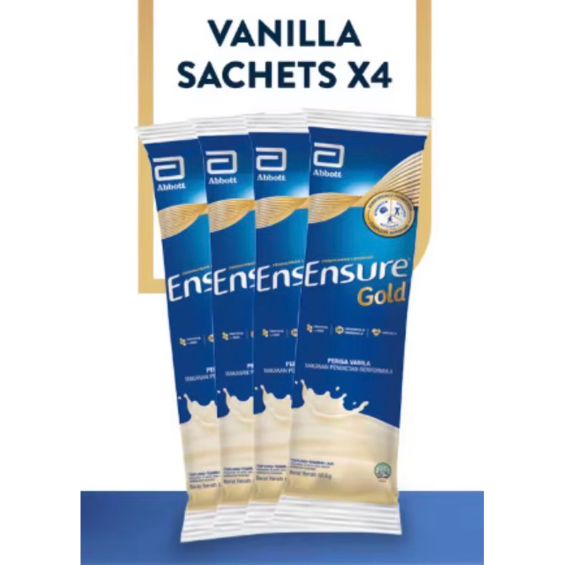 Ensure Vanilla sach 60.6g exp 11/2024 ( 4 sachets ) | Shopee Malaysia