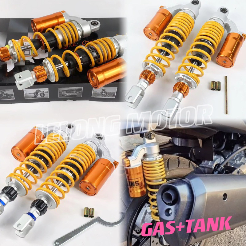 YAMAHA NVX155 XMAX 250 300 MONOSHOCK ABSORBER OLN 305MM 345MM GAS+TANK ...