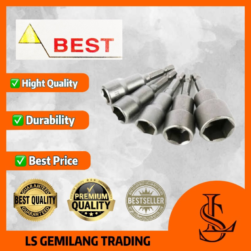 8mm BEST JAPAN Power-Plus Magnetic Nutsetter Nut Driver Nut Setter ...