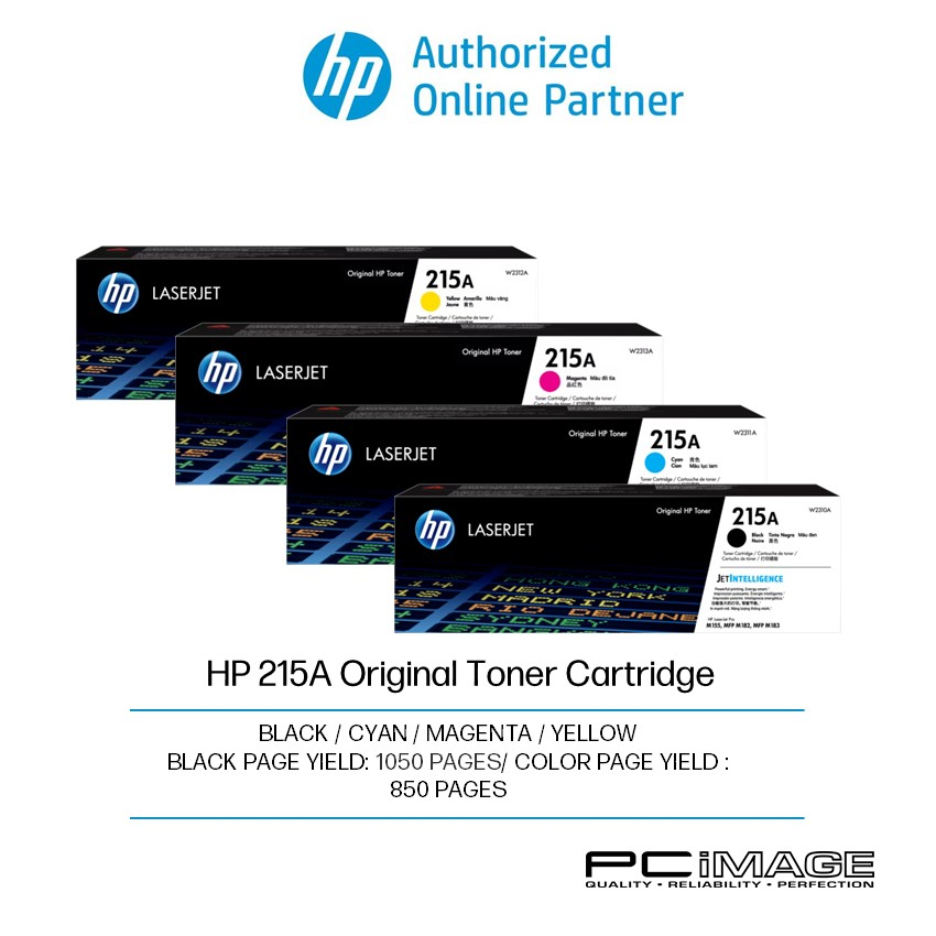 HP Original Laserjet Toner Cartridge - W2310A Black/W2311A Cyan/W2312A ...