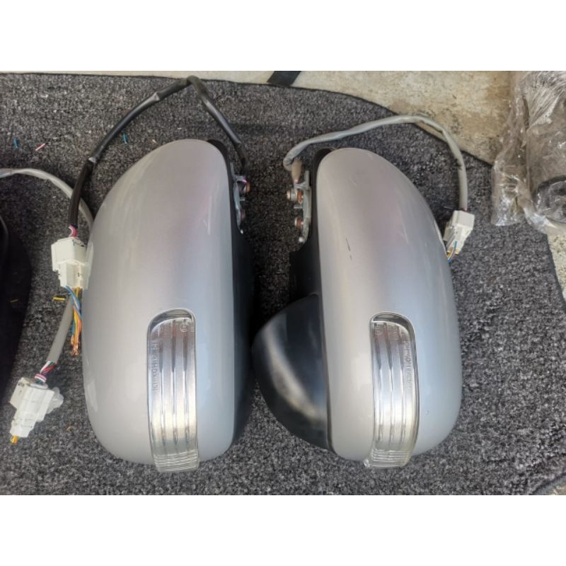 TOYOTA VIOS NCP93 SIDE MIRROR WITH SPOT MIRROR & LED LIGHT | Shopee ...