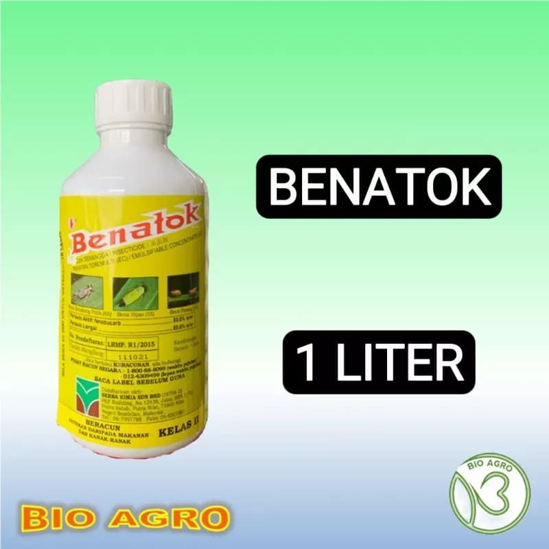 BENATOK/fenobucarb /Bena Perang /Bena Belakang Putuh / Beruang / Bena Hijau-1Liter | Shopee Malaysia