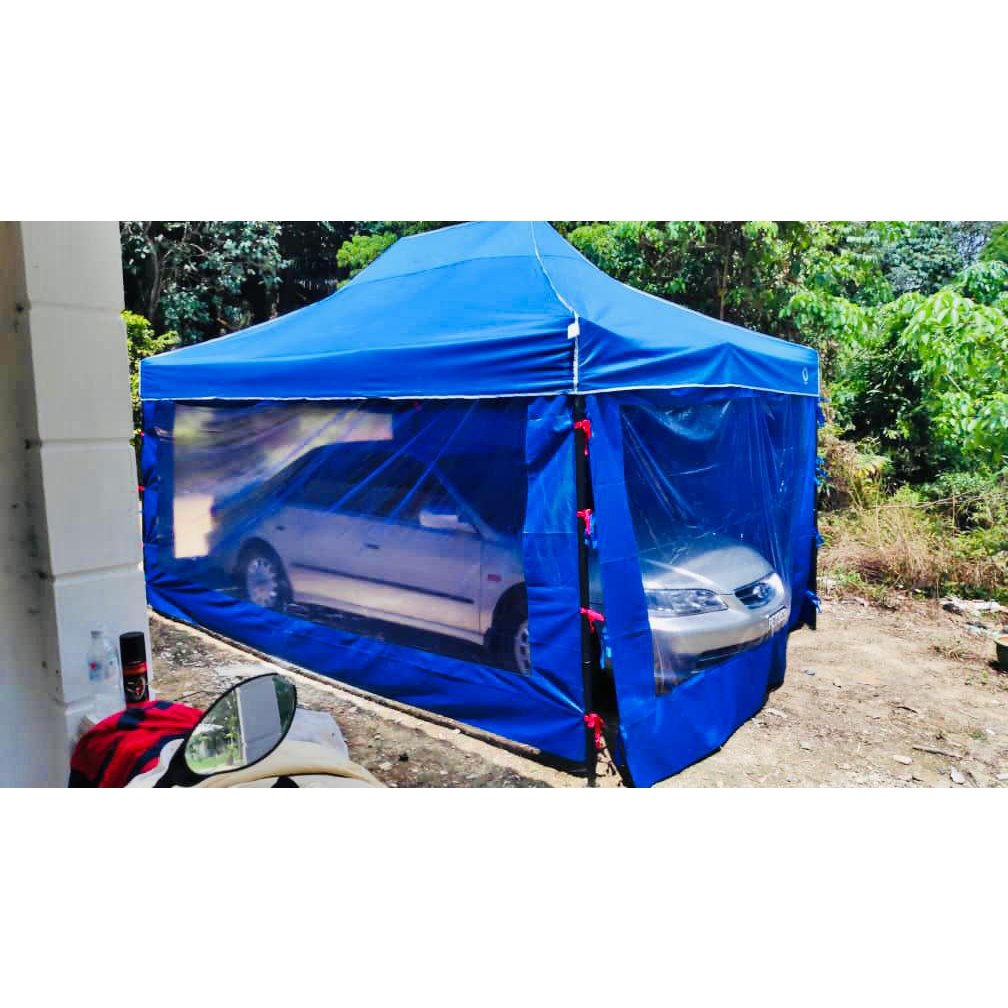 SIDEWALL / KAIN TEPI KHEMAH UNTUK KHEMAH SAIZ 10FT X 15FT | Shopee Malaysia