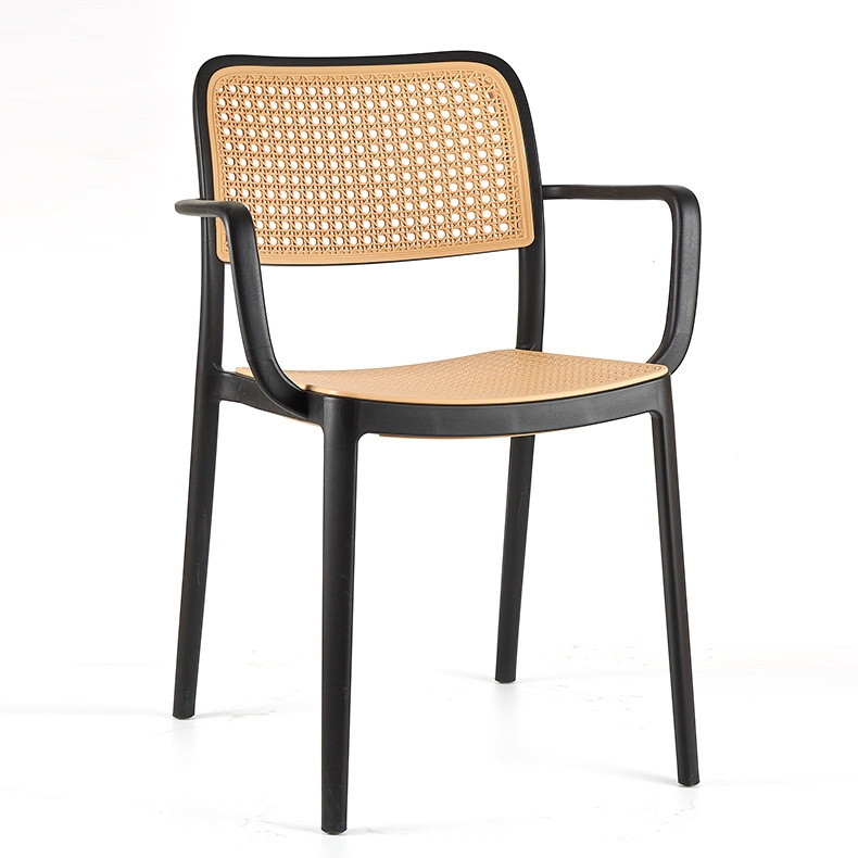 Nordic Rattan chair Kerusi Rotan Minimalist ARM Chair Rattan Chair ...