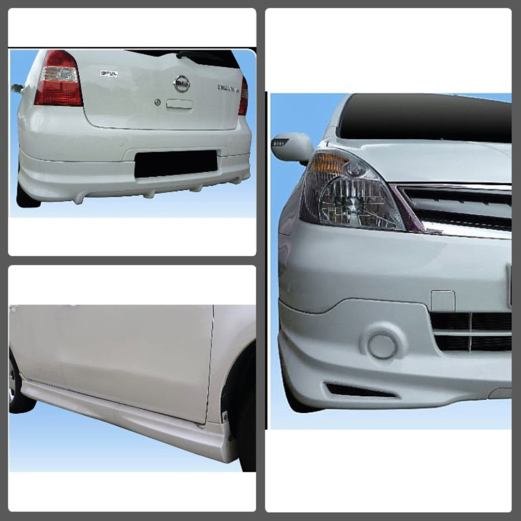 Nissan Livina 1st Generation L10 2011 Impul 2 Skirting Body Kit ABS ...
