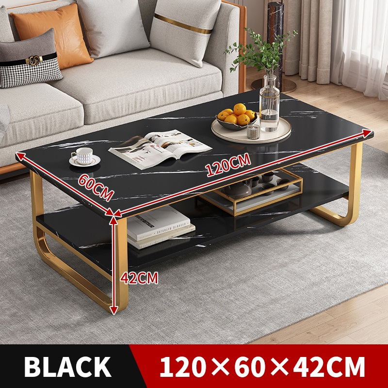 Square Marble Pattern Dining Coffee Table Sofa Corner Table Book ...