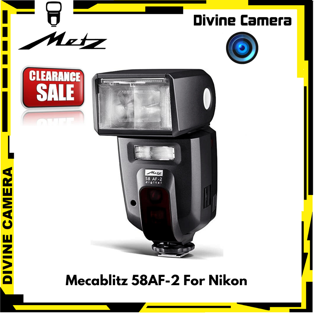 Metz 58 AF-2 TTL Mecablitz Shoe Mount Flash for Nikon DSLR ( NEW SET ...