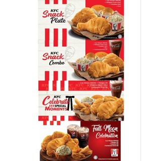 1Pc KFC Meal Voucher (Snack Plate/Snack Combo/Special Moment/Full Moon ...