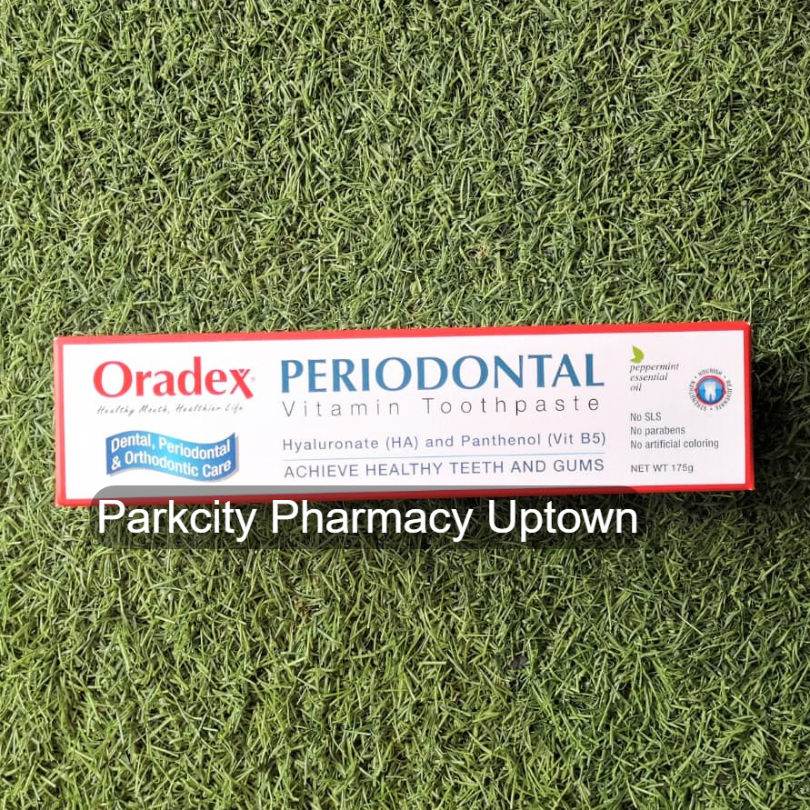 Oradex Toothpaste Periodontal Vitamin 175g ( With Hyaluronate, HA & Vit ...