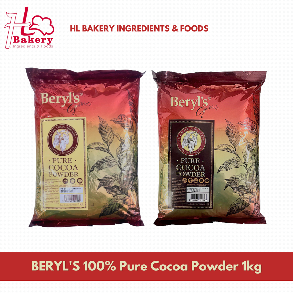 BERYL'S 100% Pure Cocoa Powder 1kg | Shopee Malaysia