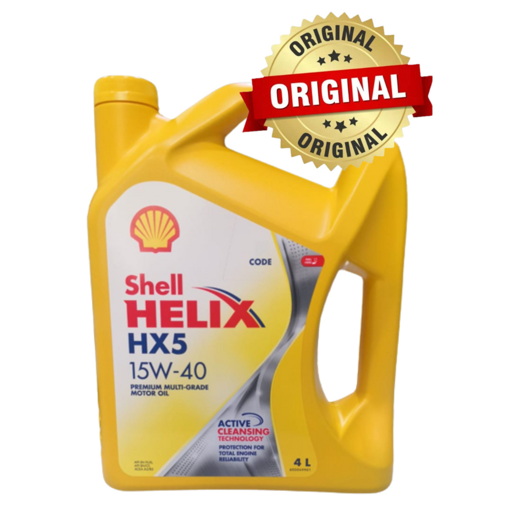 Shell Helix HX5 15w40 SN PLUS (4L NEW PACKING) Premium multigrade ...