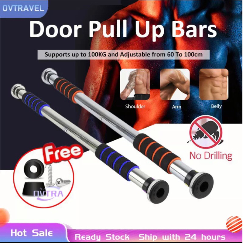 Pull Up Bar Adjustable pull up bar door pull up bar Push Up Workout Gym ...