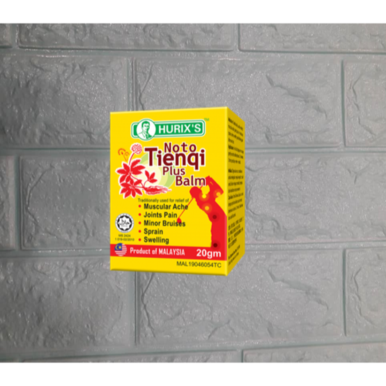 Hurix's Noto Krim Urut Tienqi Plus Balm 20g - muscular ache, relief of ...