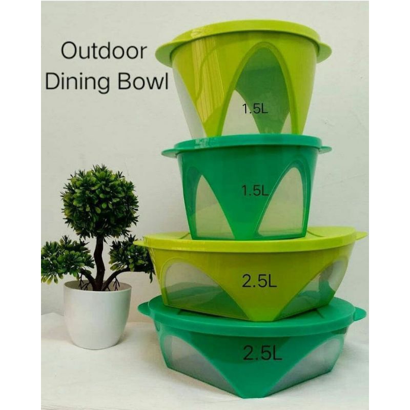 Tupperware Outdoor Dining Bowl Set (4pcs) | Shopee Malaysia