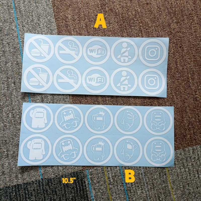 Sticker cermin sisi pintu belakang = 1 set | Shopee Malaysia